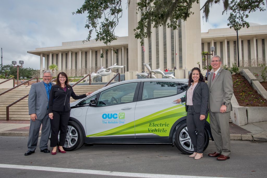 OUC-LED EV CONVOY MAKES A STATEMENT AS LEGISLATURE OPENS - OUConnect