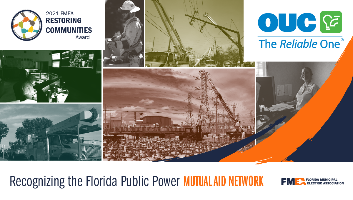 OUC RECEIVES RESTORING COMMUNITIES AWARD - OUConnect