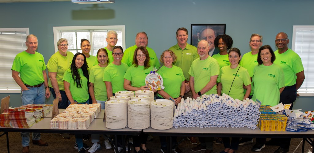 OUC LEADERSHIP TEAM TAKES TIME TO GIVE BACK - OUConnect