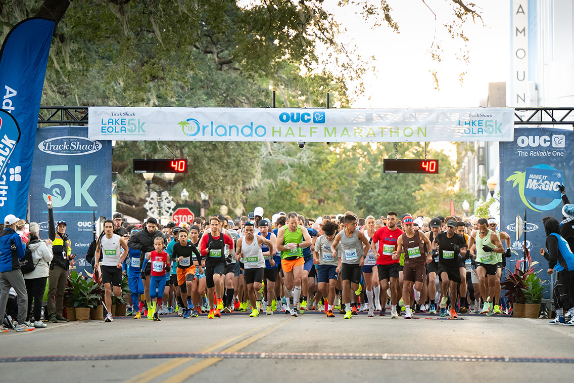 OUC Celebrates 25-Year Partnership with Track Shack Orlando Half ...